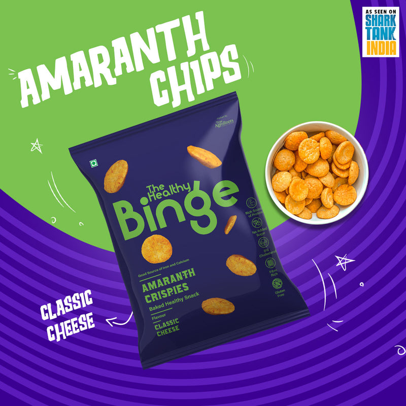 Amaranth Chips: Classic Cheese – The Healthy Binge
