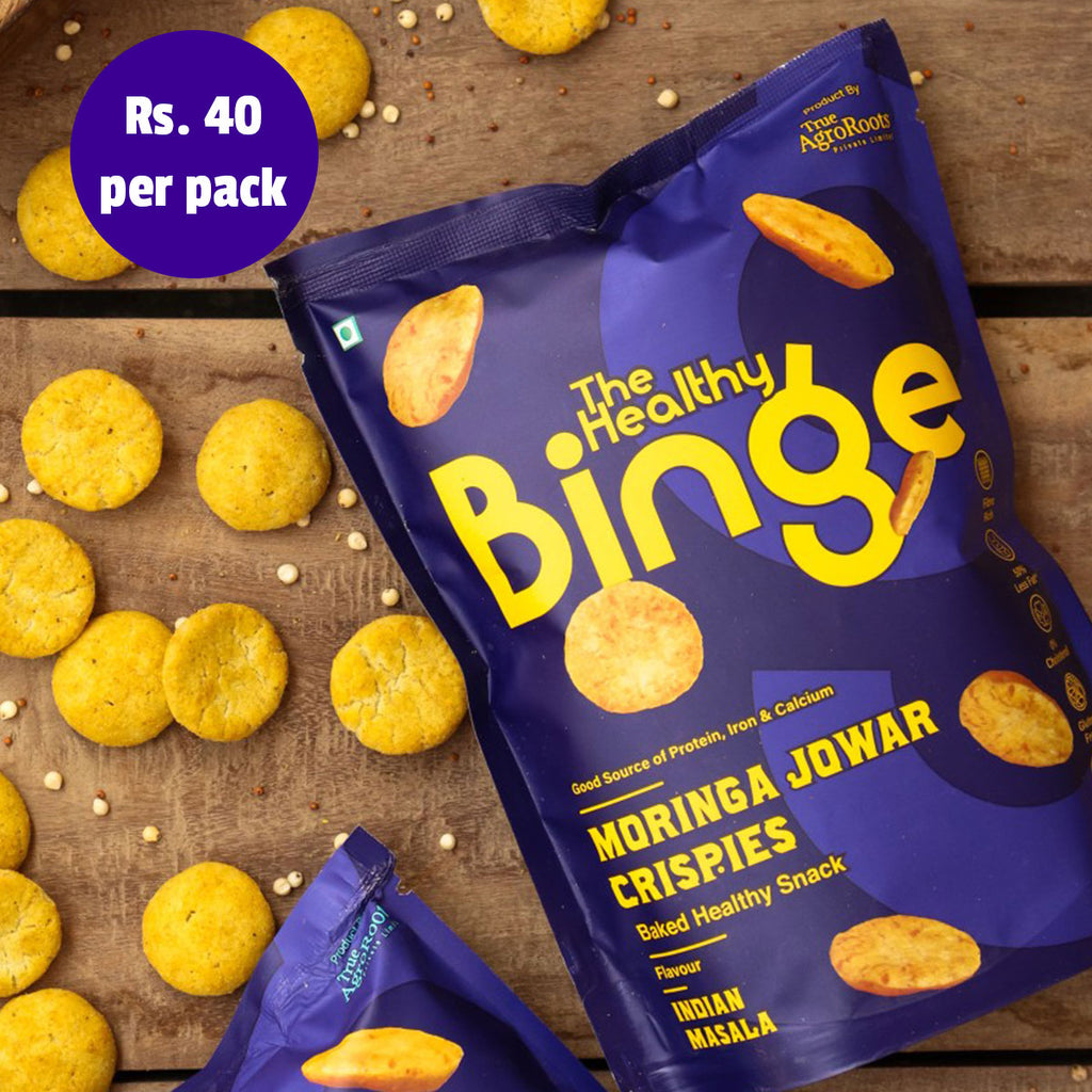 Moringa Jowar Chips: Indian Masala – The Healthy Binge